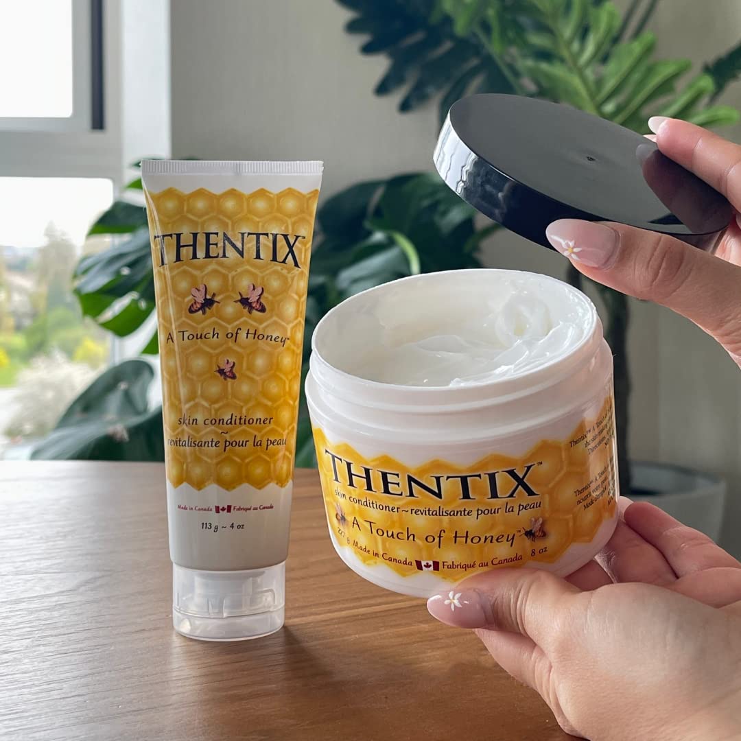 Thentix Skin Conditioner, 8oz - Non-Greasy, Unscented Moisturizer for Sensitive Skin, Nourishes Face, Body & Hands