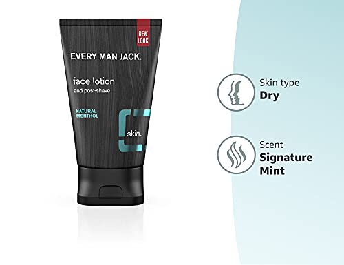 Every Man Jack Post Shave Face Lotion, Signature Mint, 4.2 oz