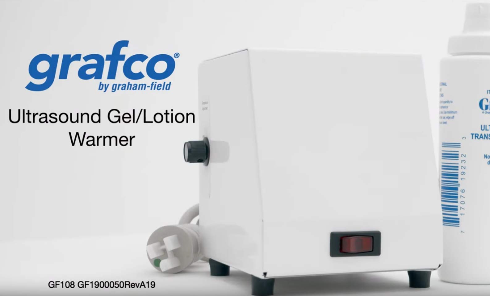 Graham-Field GW208 Grafco Bottle Warmer for Ultrasound Gel, Massage Lotion, Oil and More, Dual Bottle