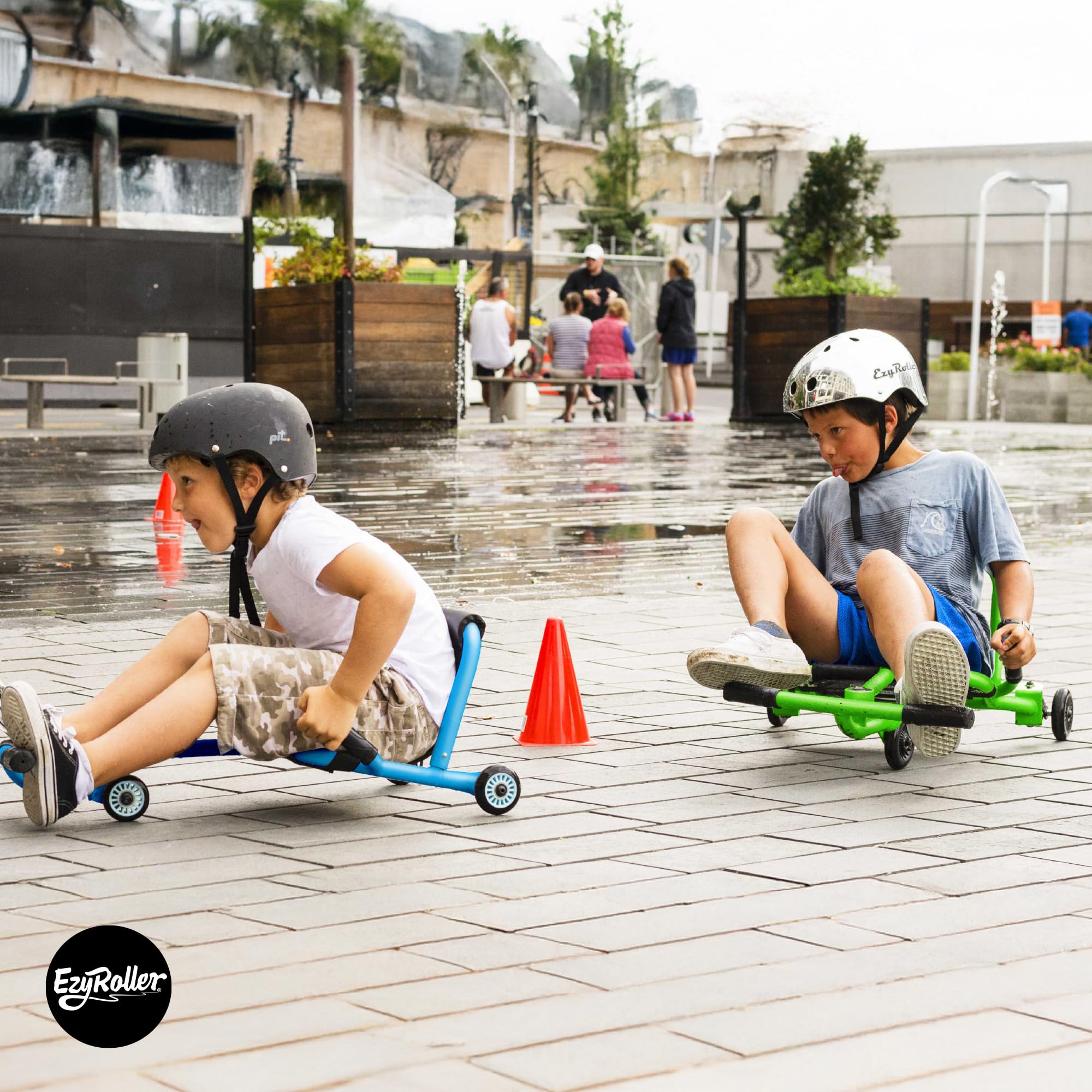 EzyRoller Mini Ride On Toy for Kids Age 2-5 Years, Up to 45 lbs - Black