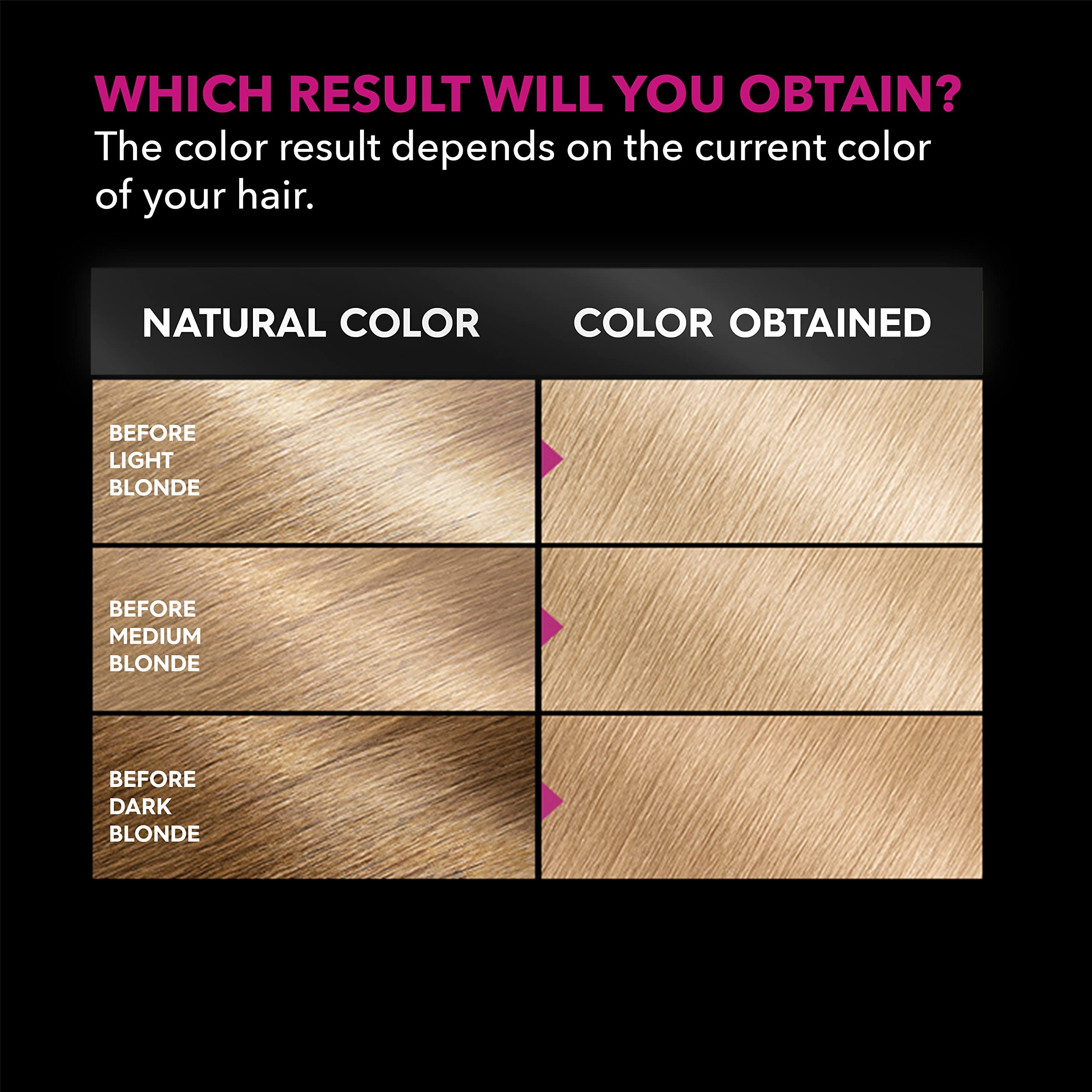 Garnier Hair Color Olia Ammonia-Free Brilliant Color Oil-Rich Permanent Hair Dye, 9 1/2.1 Lightest Ash Blonde, 1 Count (Packaging May Vary)