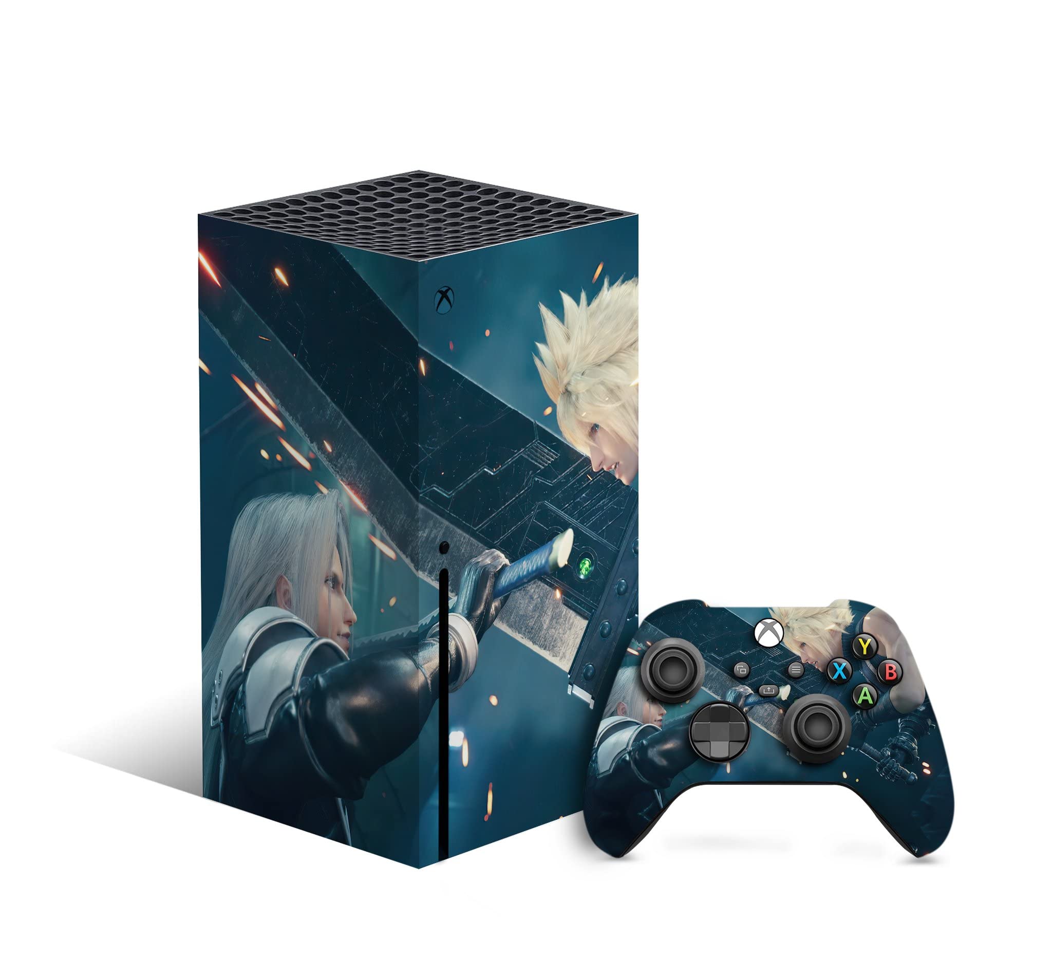 Adventure Fantasy World X-box-Series-X Console Controllers Skin Decals Stickers Wrap Vinyl for X-box-Series-X Console