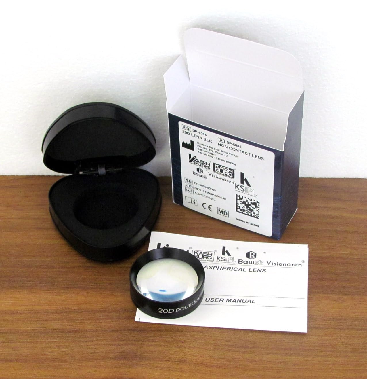 Bawsh 20D Indirect Ophthalmic Lens – Black