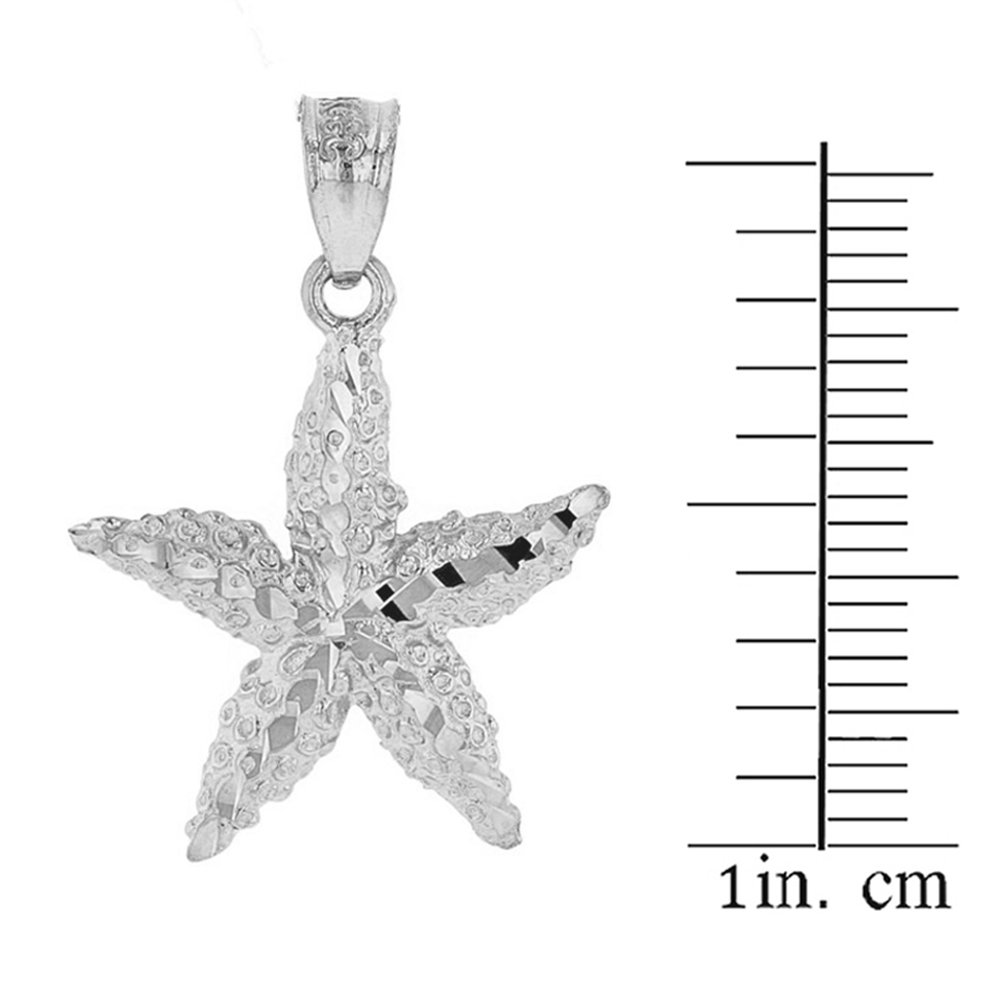 925 Sterling Silver Starfish SeaStar Pendant