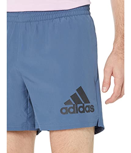 adidas Men's Run It Shorts, Wonder Steel, X-Large