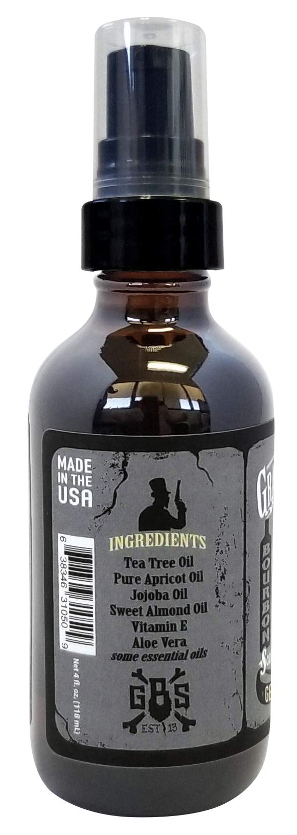 Grave Before Shave™ Gentlemen's Blend Beard Oil (Bourbon/Sandal Wood Scent) 4 oz. BIG BOTTLE