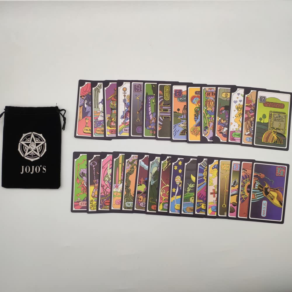 Adventure Anime Tarot, 31 JoJo Anime Tarot Cards JoJo Bizarre Adventure Board Game Divination Entertainment Party Board Game