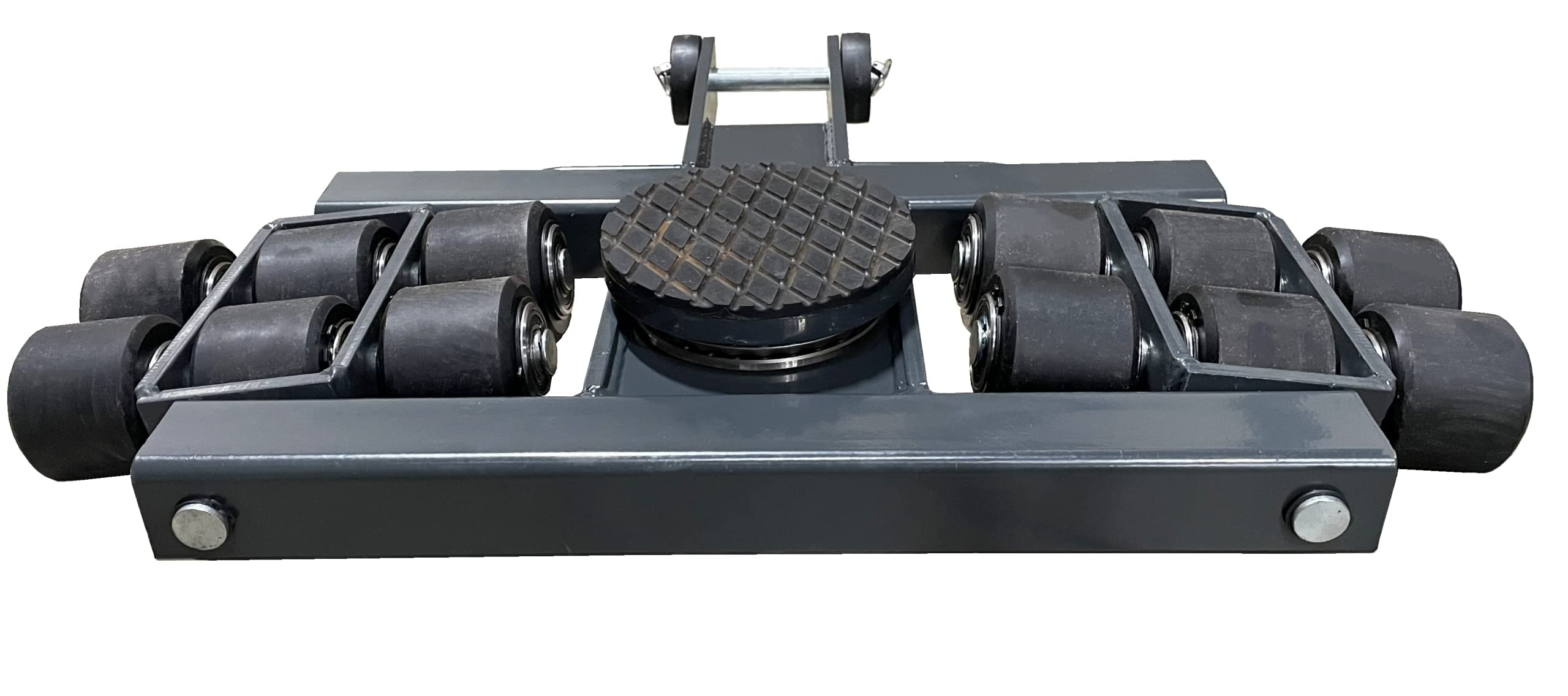 Pake Handling Tools Steerable Skates Kits- Heavy Duty Durable Machinery Moving Dolly 18 Ton Capacity (39,600 pounds)