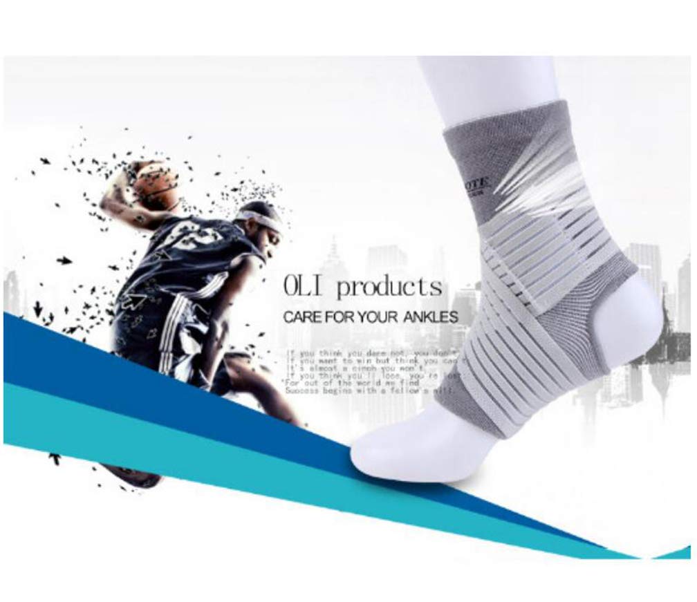 Ankle Brace Compression Sleeves, 1 Pair Anti-Sprain Ankle Support Sleeve Basketball Running Sports Injuries Recovery Elastic Sleeve Socks for Relief Foot Joint Pain Chronic Ankle Swelling Arch Support