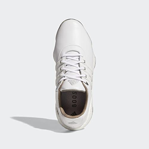 adidas Men's Tour360 22 Golf Shoes, Footwear White/Footwear White/Silver Metallic, 10.5