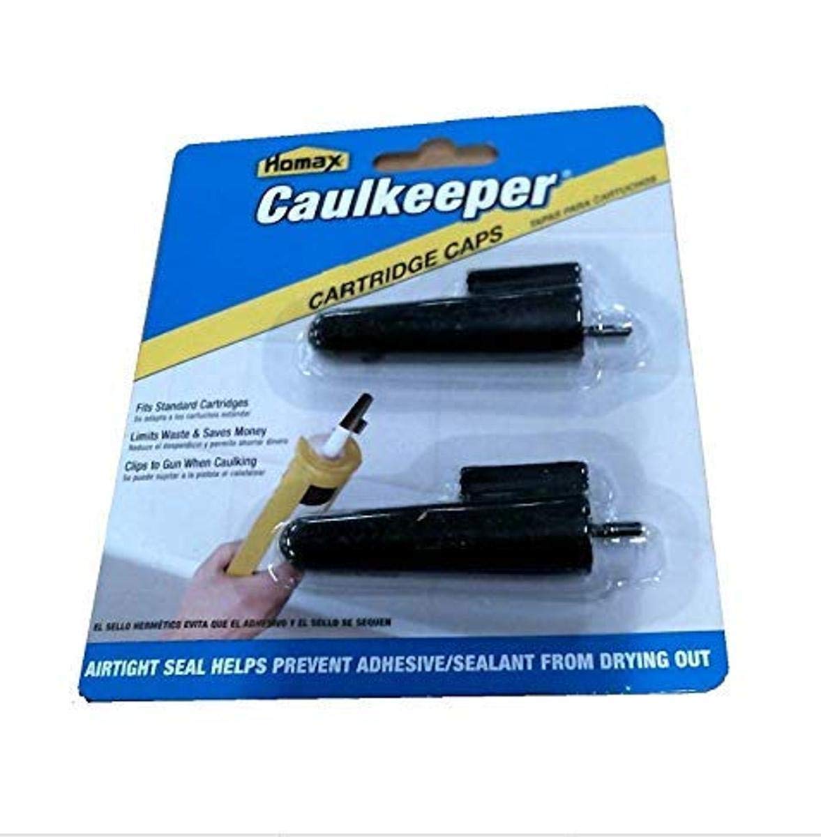 Homax 34065 Caulk Keeper Tips, 2-Pack, 1 Pack