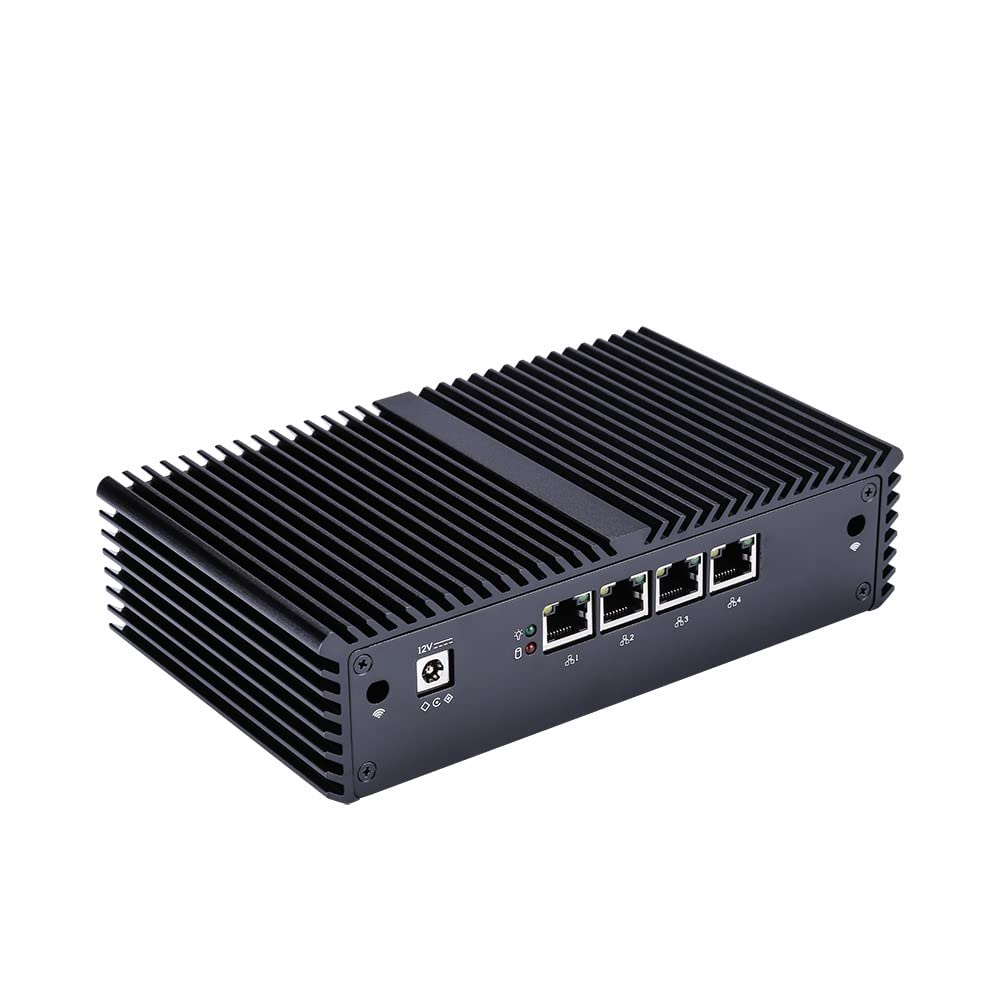 Qotom New Mini pc Qotom-Q190G4N-S07 8G ram 32G SSD Intel J1900 2.0GHz 4*USB Multi-Function Router Gateway OPNsense Box