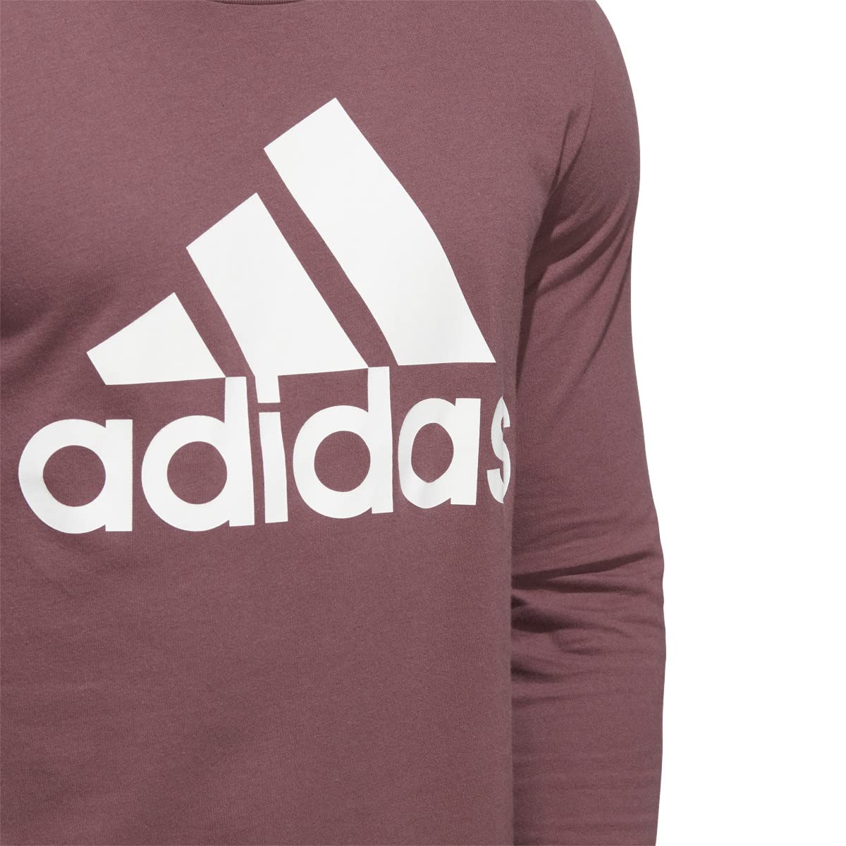 adidas Badge of Sport Long Sleeve Tee Green Oxide MD