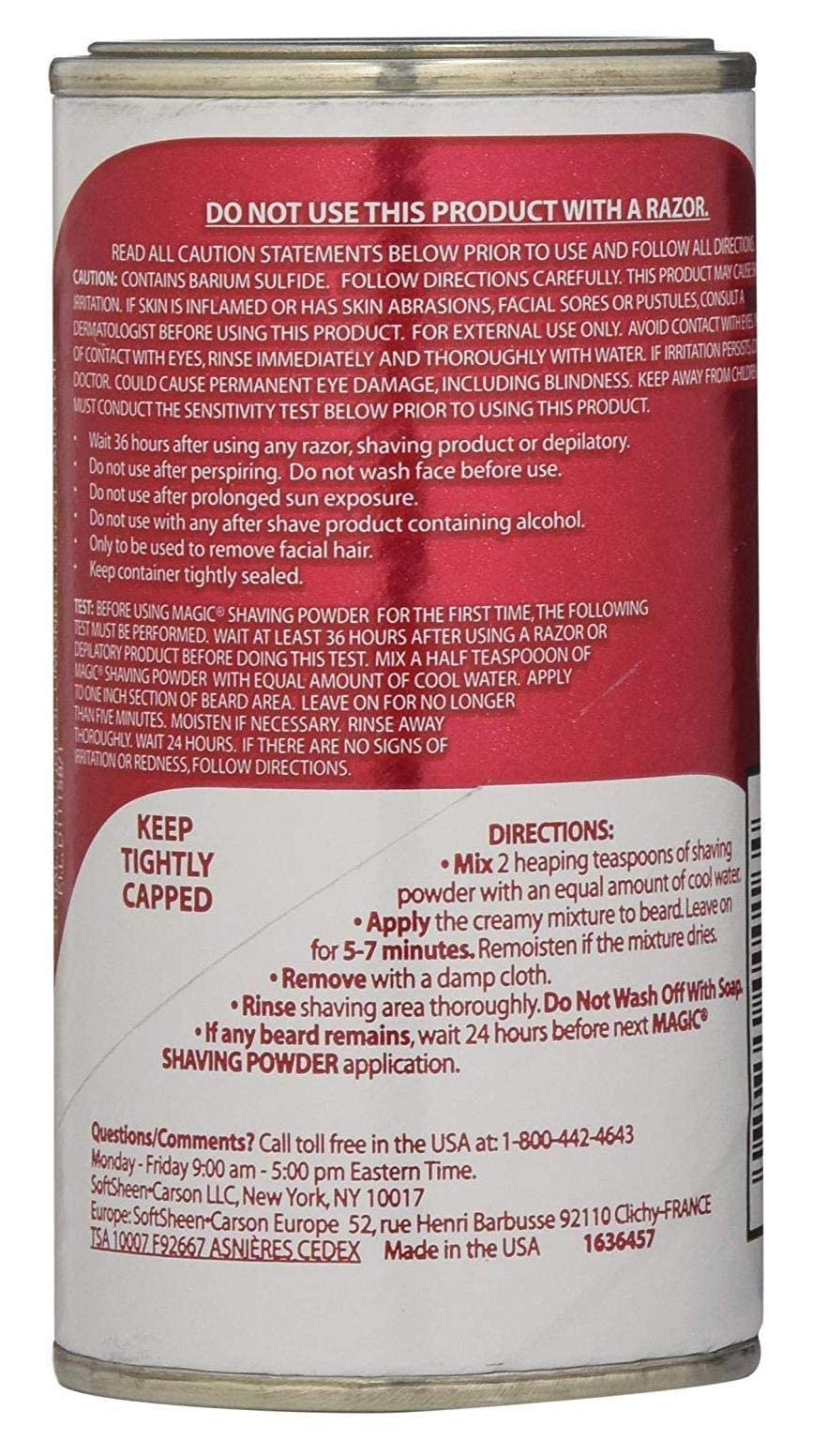 Magic Shaving Powder Red 5 Ounce Extra-Strength (145ml) (3 Pack)
