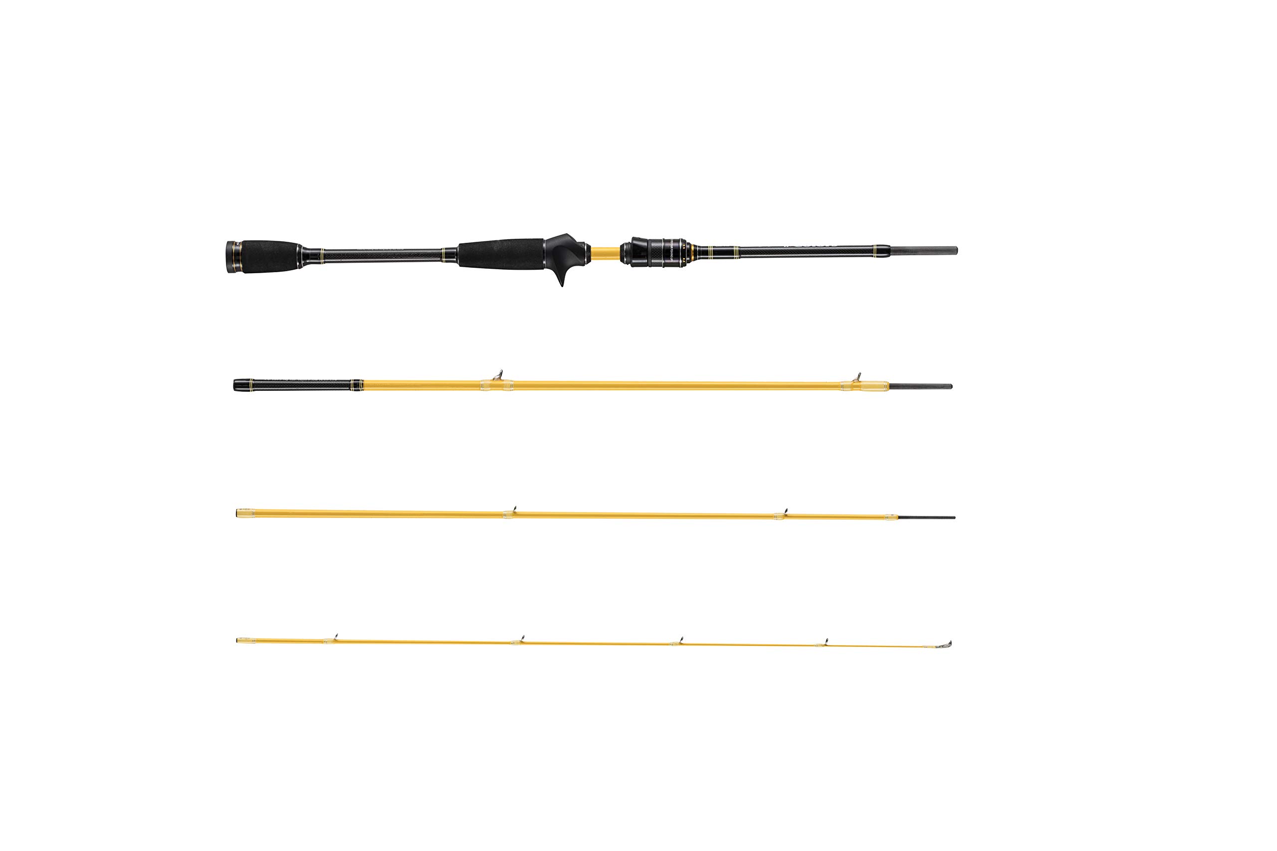 Abu Garcia STCC-704LT-AY Light Game Bait Rod, Salty Style, Colors, 4-Piece Pack Rod, Horse Mackerel, Rockfish, Mackerel, Plated, Bait Finesse