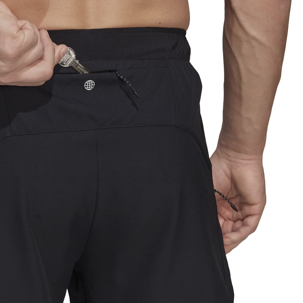 adidas Outdoor Men's Trail Shorts, Black, Large