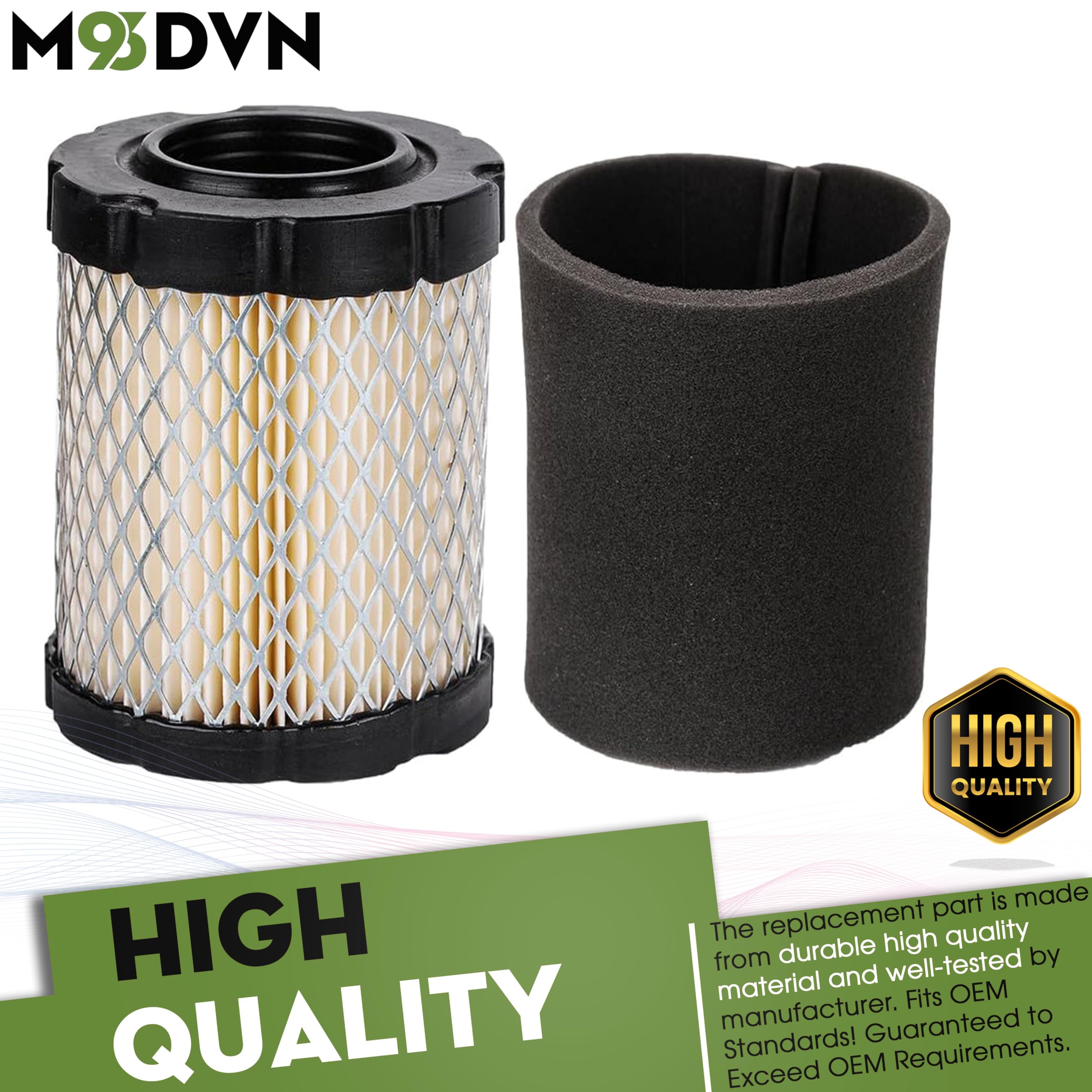Air Filter Compatible with Troy-Bilt 13WN77KS211 13WN77KS011 (Pony) (2011) Lawn Tractor fits Many Other Models