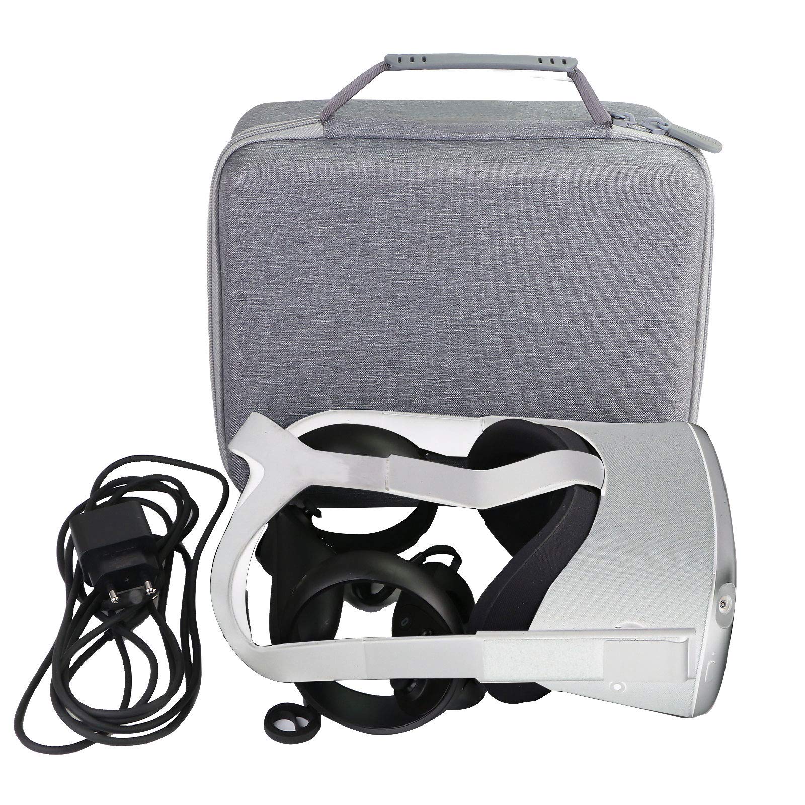 Aenllosi Hard Carrying Case Compatible with Oculus Quest 2 & Quest VR Gaming Headset (Grey)
