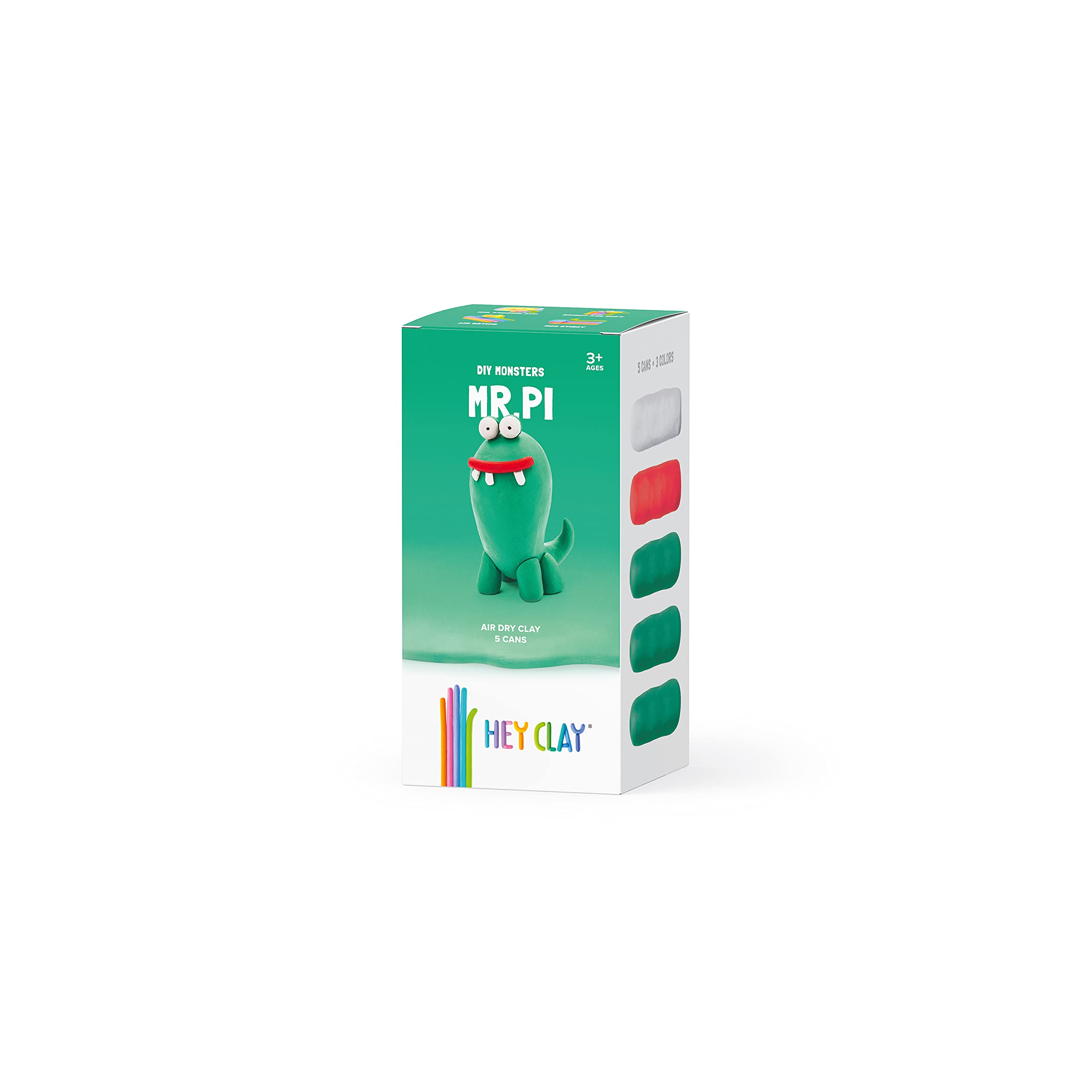 Fat Brain Toys Hey Clay Claymates Mr. Pi - Clay Kit with Interactive App, Kids & Tweens