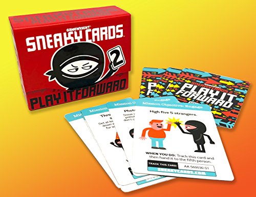 Gamewright Sneaky Cards 2 - Play It Forward Multi-colored, 5"