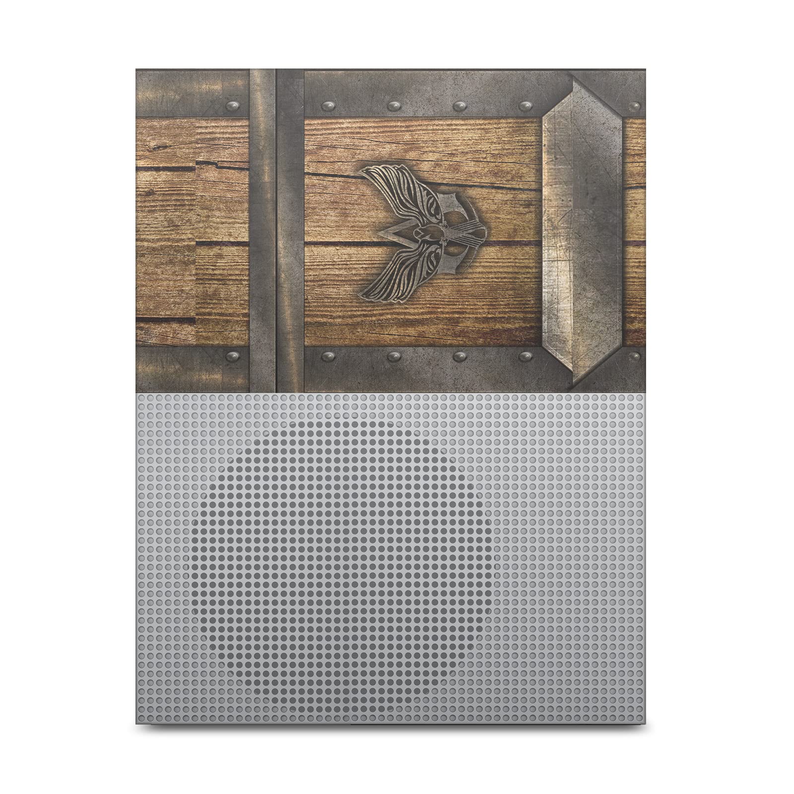 Head Case Designs Officially Licensed Assassin's Creed Wood And Metal Chest Black Flag Graphics Matte Vinyl Sticker Gaming Skin Decal Cover Compatible With Xbox One S Console