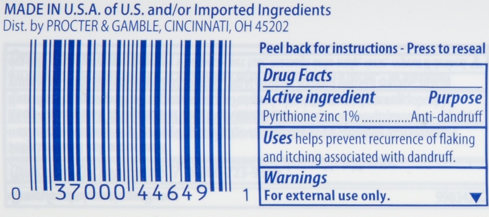 Head & Shoulders Classic Clean Dandruff Shampoo - 1.7 oz