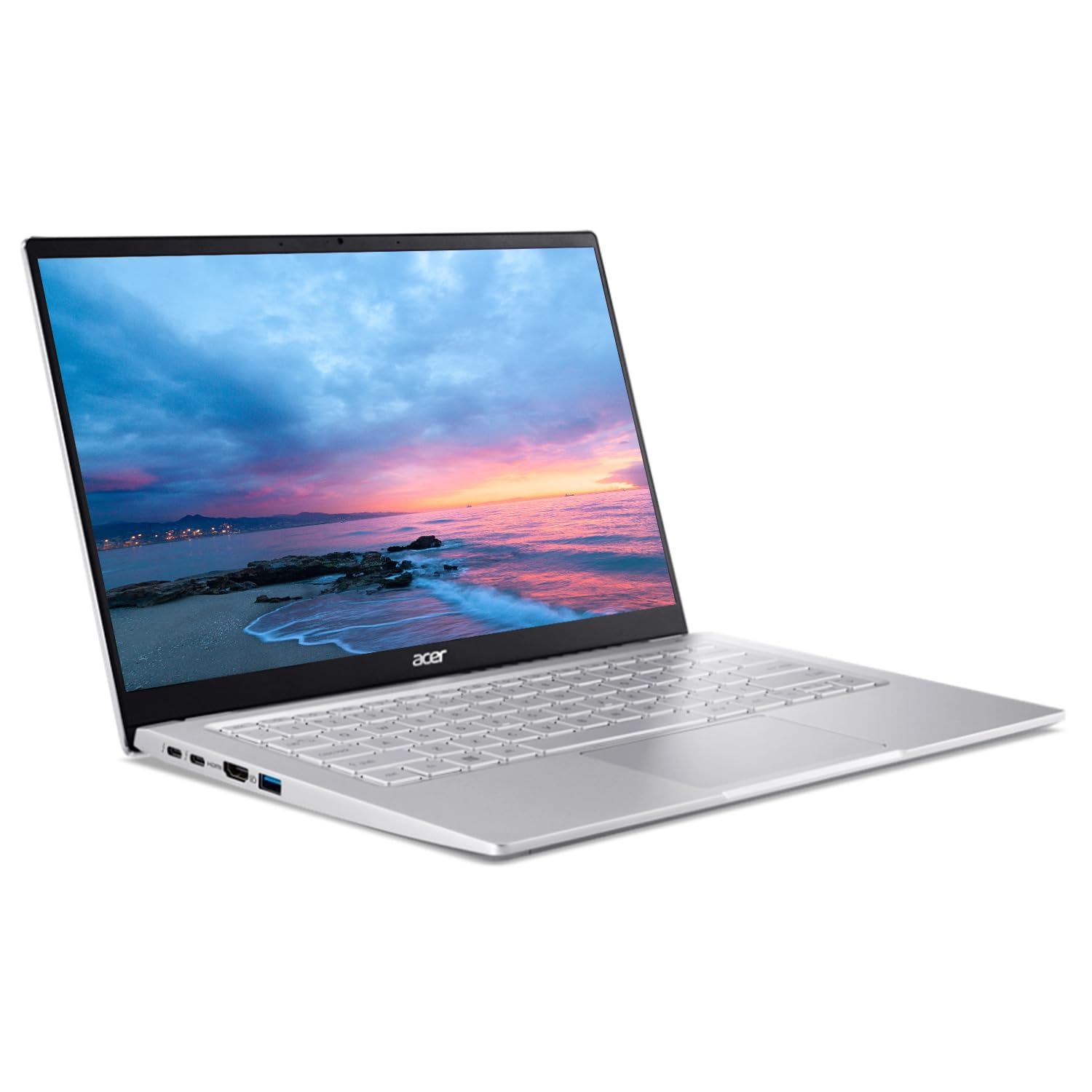 acer Swift 3 Intel Evo Ultra Thin & Light Laptop, 14" FHD Display, Intel Core i5-1240P Processor, 16GB RAM, 512GB SSD, Wi-Fi 6, Webcam, Windows 11 Home, Silver