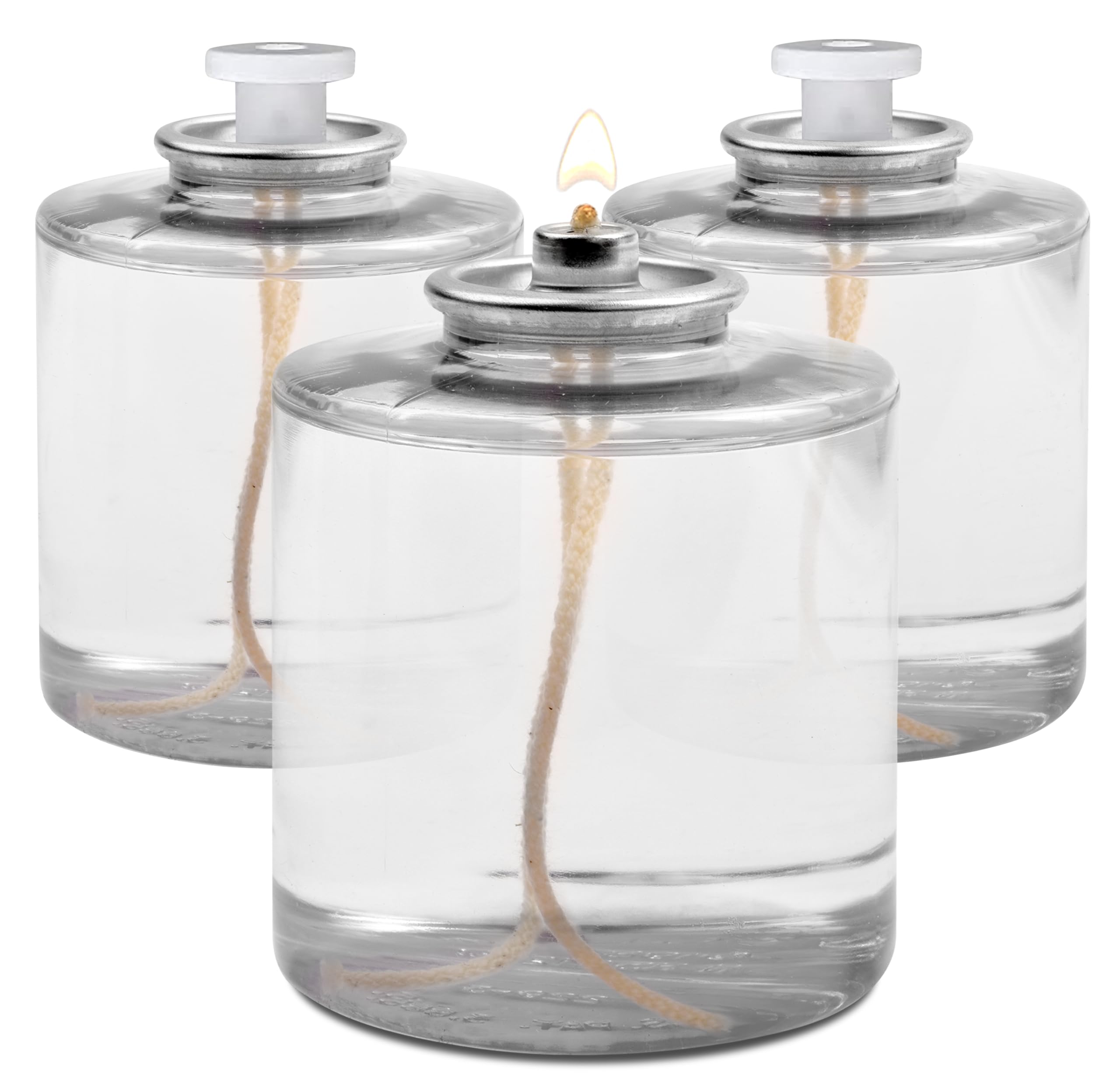 Hyoola Oil Candles - 80 Hour Liquid Candles - Liquid Paraffin Long Burning Candles - 3 Pack - Survival Candles and Emergency Candles