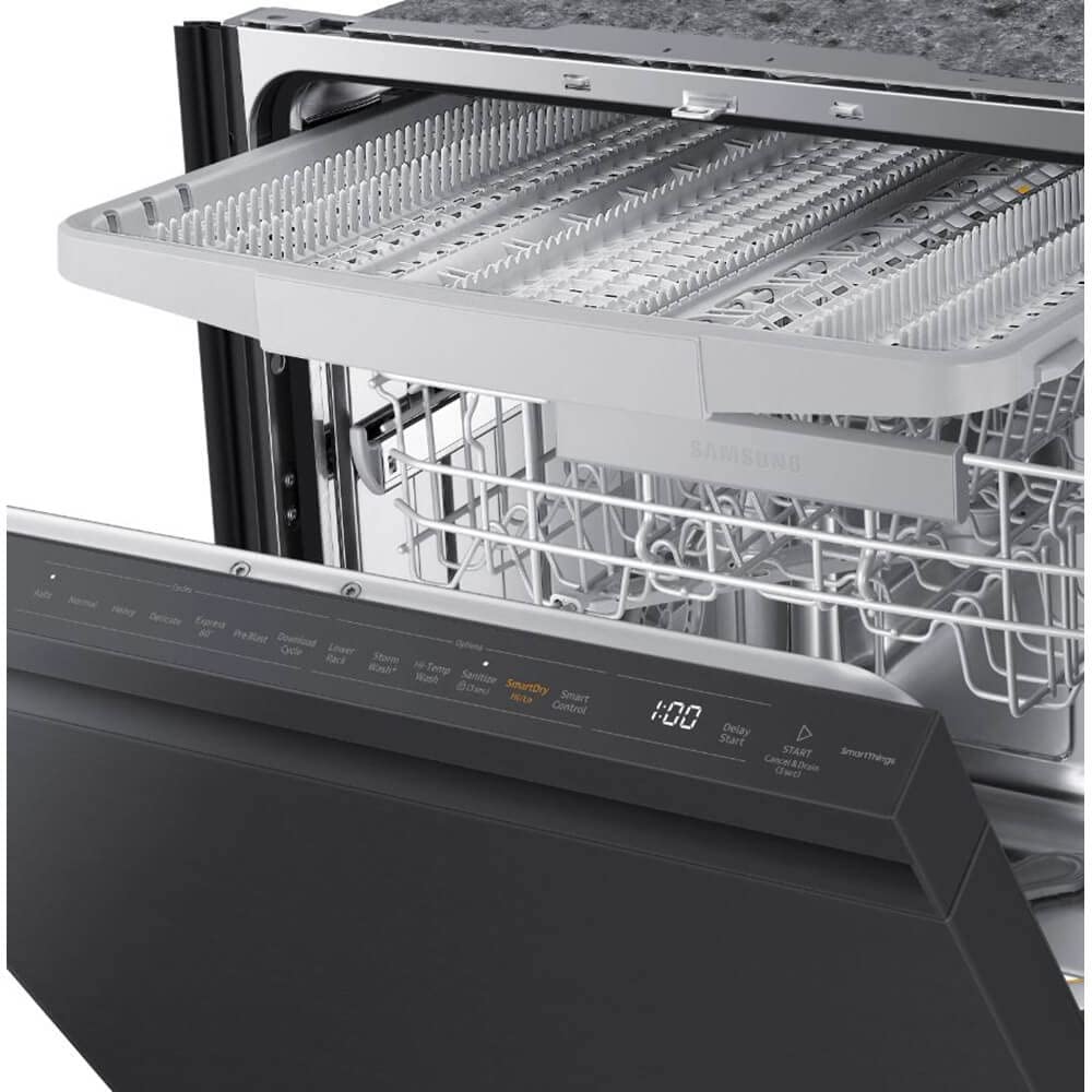SAMSUNG DW80B7070UG 42 dBA Black Stainless Steel Smart Top Control Dishwasher