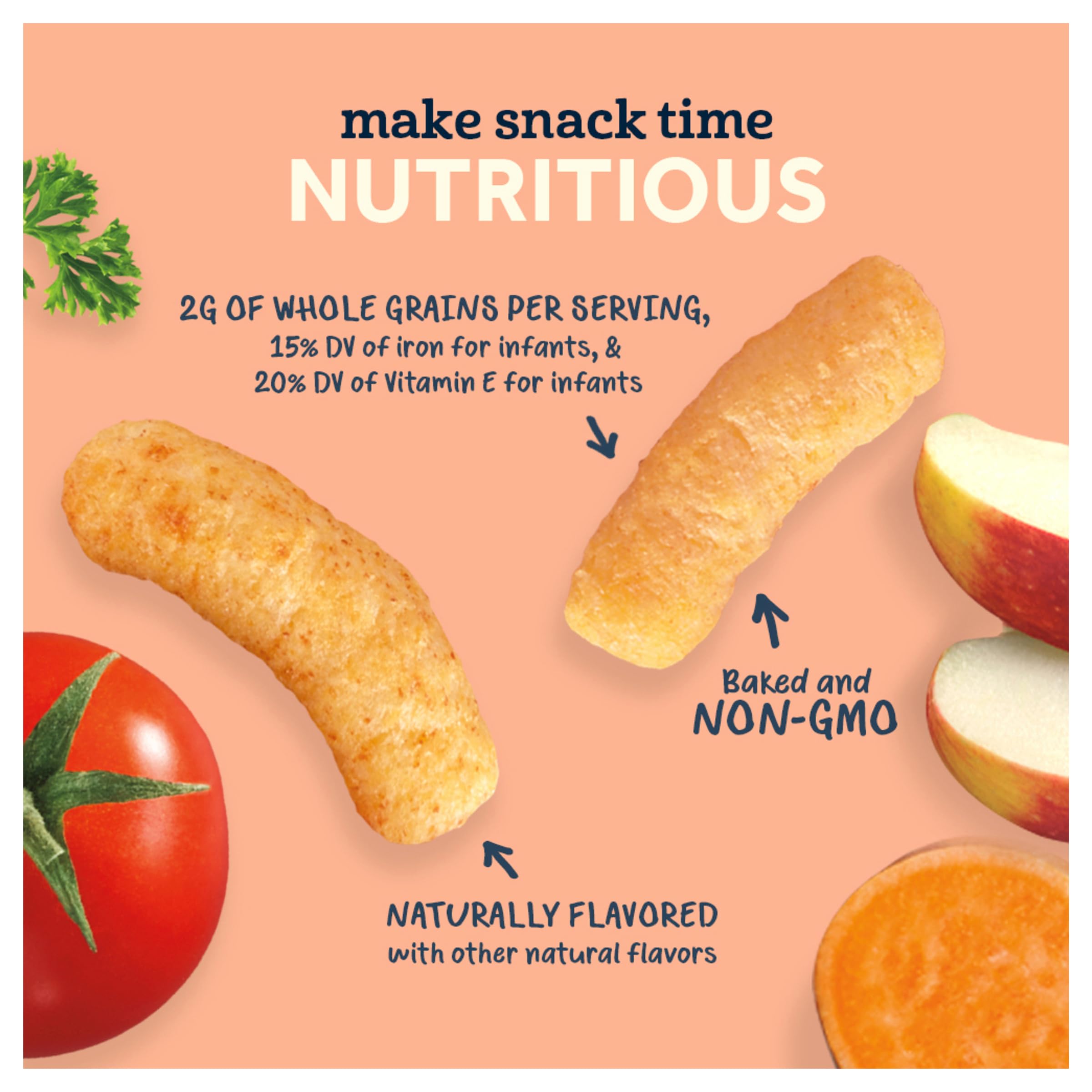 Gerber Snacks for Baby Lil Crunchies, Ranch, 1.48 Ounce (Pack of 6)