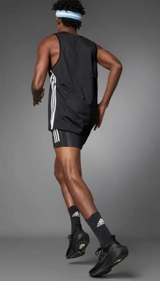 adidas Men's Running Break The NORM Tank TOP Black Size XL