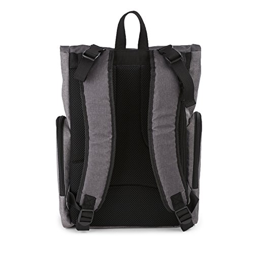 Eddie Bauer Back Pack Diaper Bag, Laminate Grey