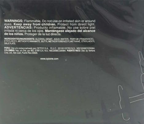 H for Men by Cy Zone - Cyzone Eau de Toilette Cologne - 3.8 Fl Oz / 100ml