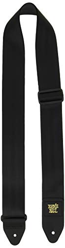 Ernie Ball Seatbelt Webbing Guitar Strap, Black (P04139)