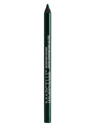 Marcelle Waterproof Eyeliner, Metal Green, Eye Pencil, Creamy Formula, Long-Lasting, Waterproof, Smudge-Proof, Fragrance-Free, Hypoallergenic, Cruelty-Free, 0.04 Oz.
