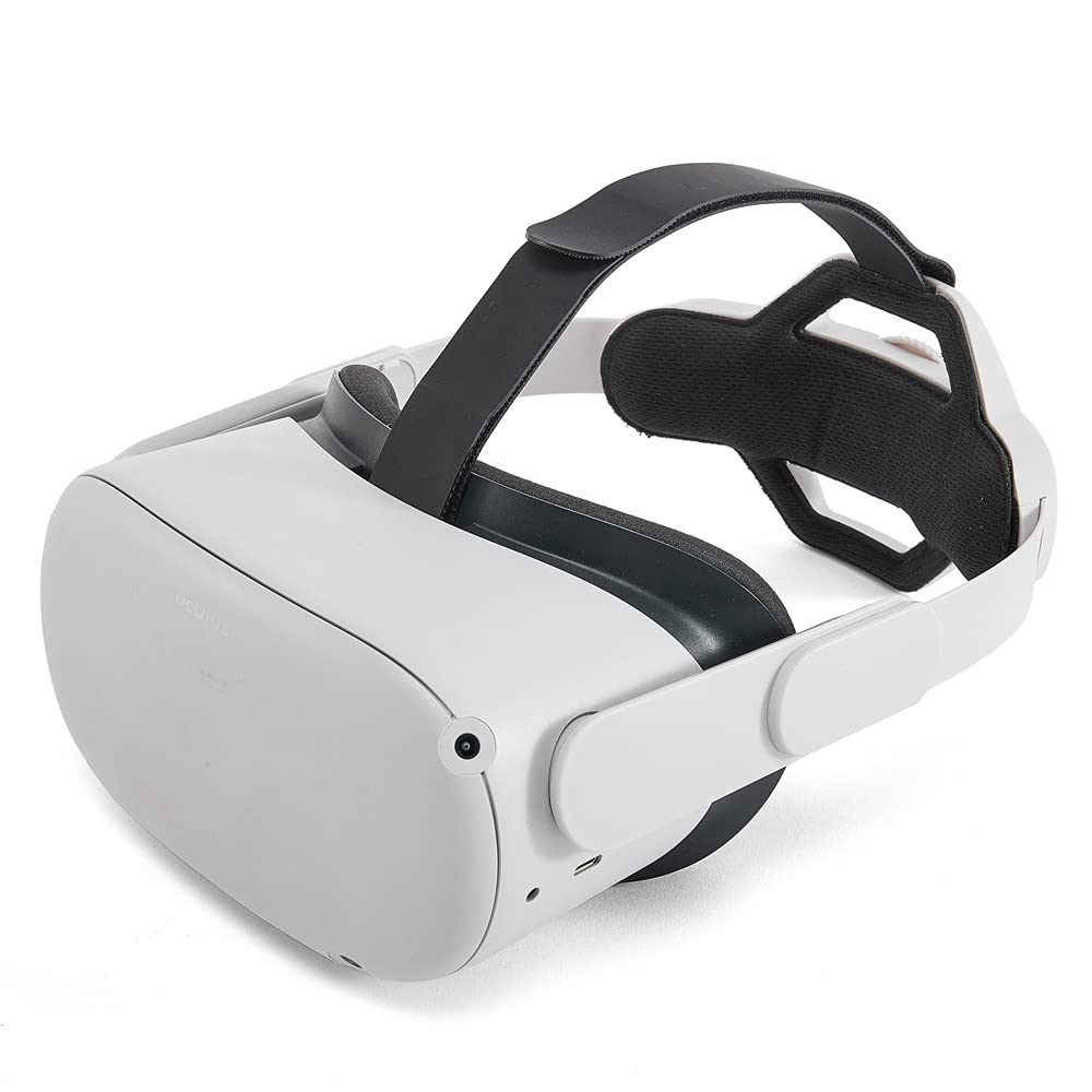 Adjustable Elite Strap for Oculus Quest 2 Head Strap Headband Enhanced Support and Reduce Head Pressure in VR Gaming