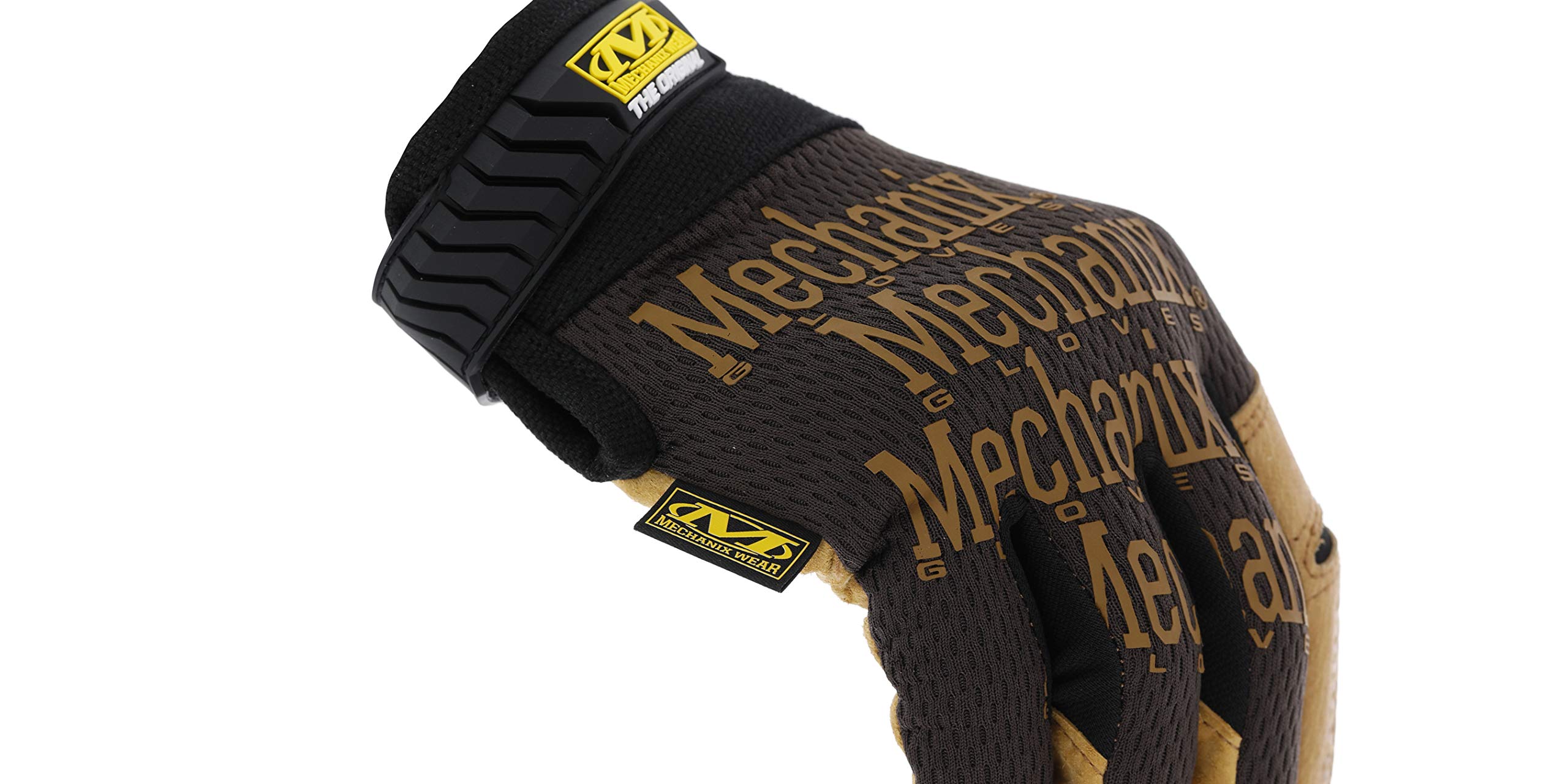 Mechanix Wear: The Original Durahide Leather Work Gloves with Secure Fit, Utility Gloves for Multi-purpose Use, Abrasion Resistant, Added Durability, Safety Gloves for Work (Brown, Large)