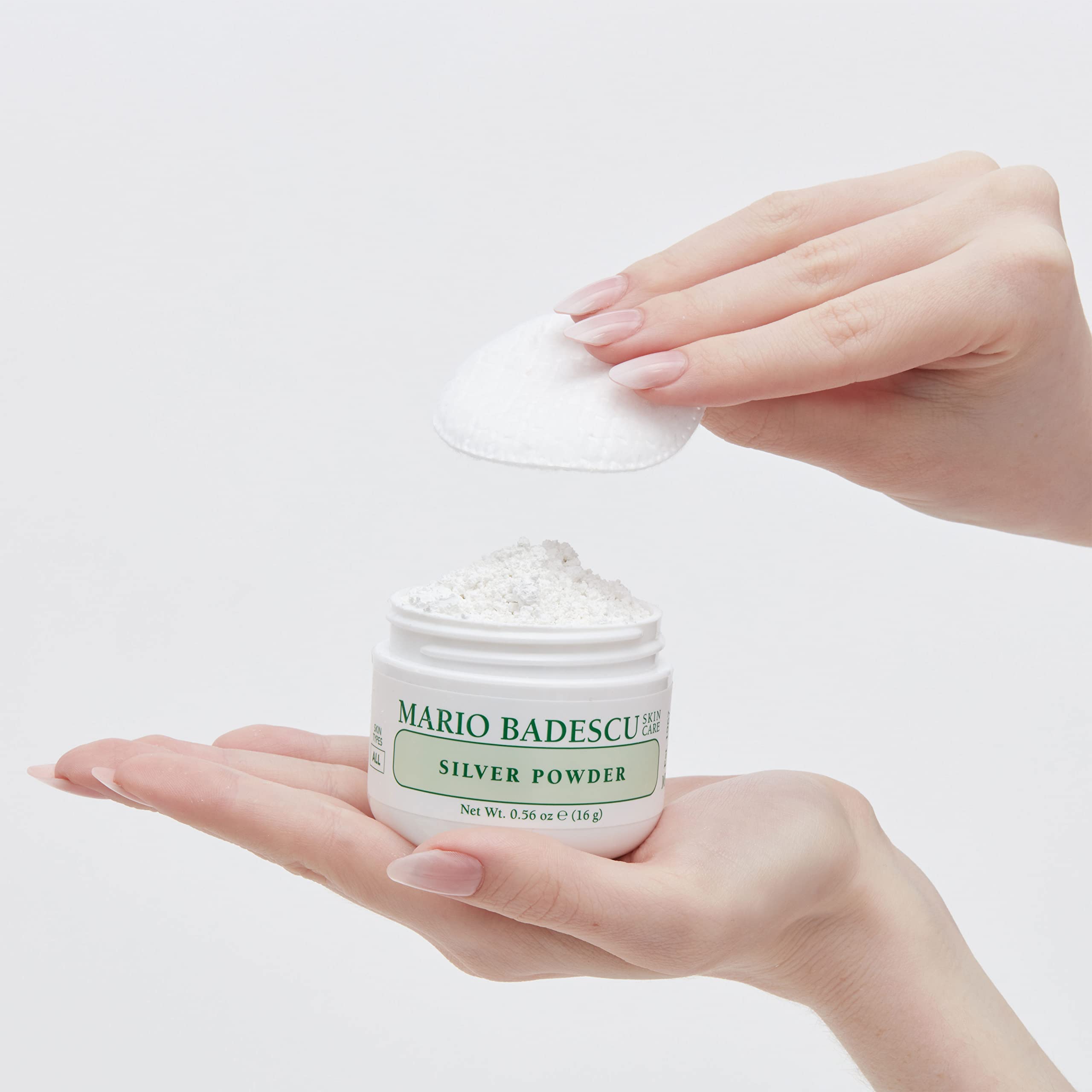 Mario Badescu Silver Powder, Skin Care Facial Pore Cleansing Mask With Kaolin Clay & Zinc Oxide, 0.56 Oz