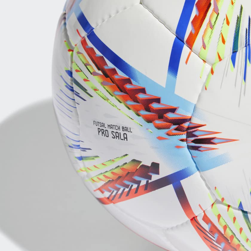 adidas Rihla World Cup Sala Futsal Ball, White, 20