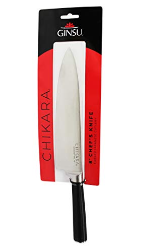 GINSU Chikara Series Forged 8" Chef's Knife - Premium 420J Stainless Steel Kitchen Knife