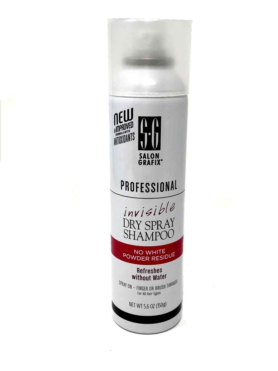 Set of 2 Salon Grafix Invisible Dry Spray Shampoo - 5.6 oz can 034044120998