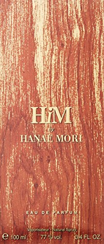 Hanae Mori Him EDP Spray for Men, 3.4 Ounce