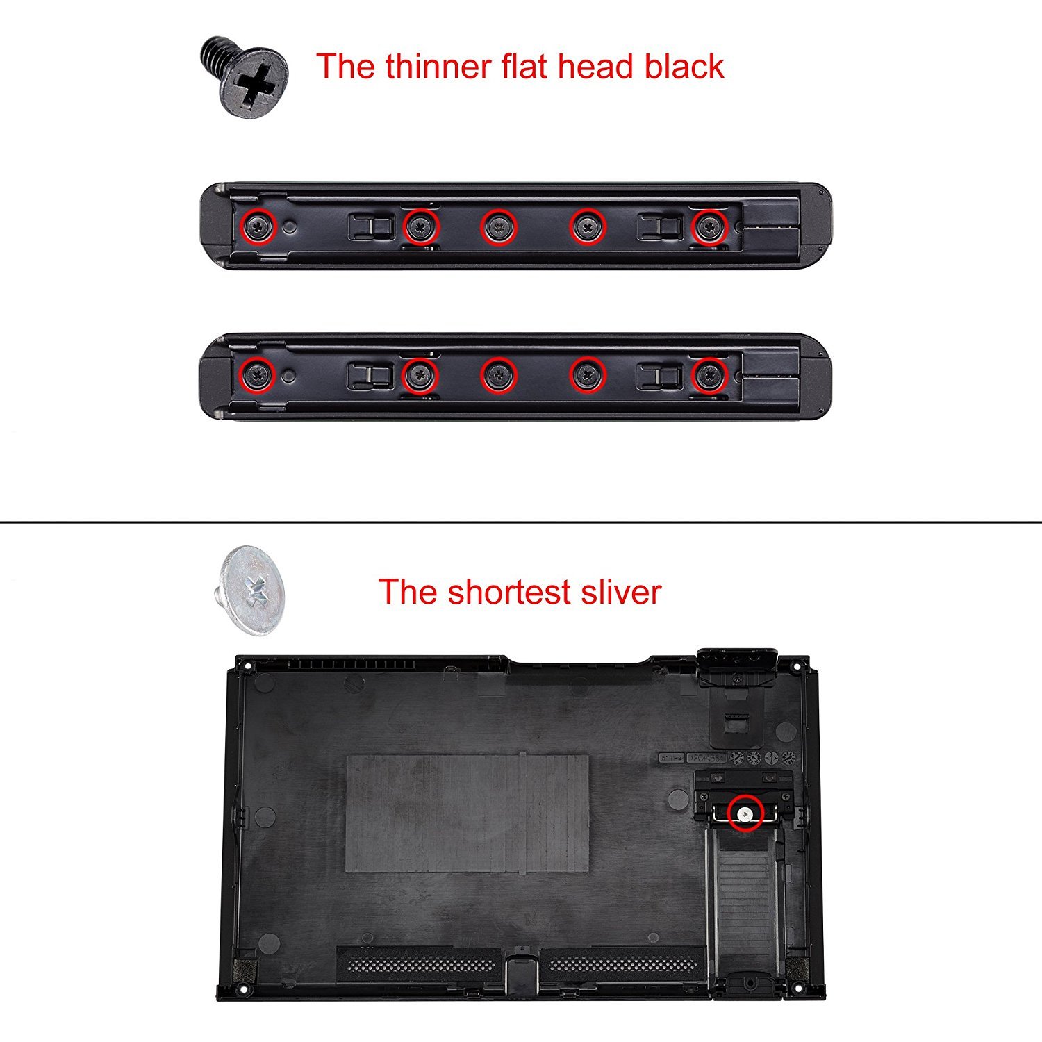 eXtremeRate Cross Opening Screwdrivers Kit, Assemble Disassemble Tools Set with Springs and Tweezers Screws for Nintendo Switch Console Joy Con