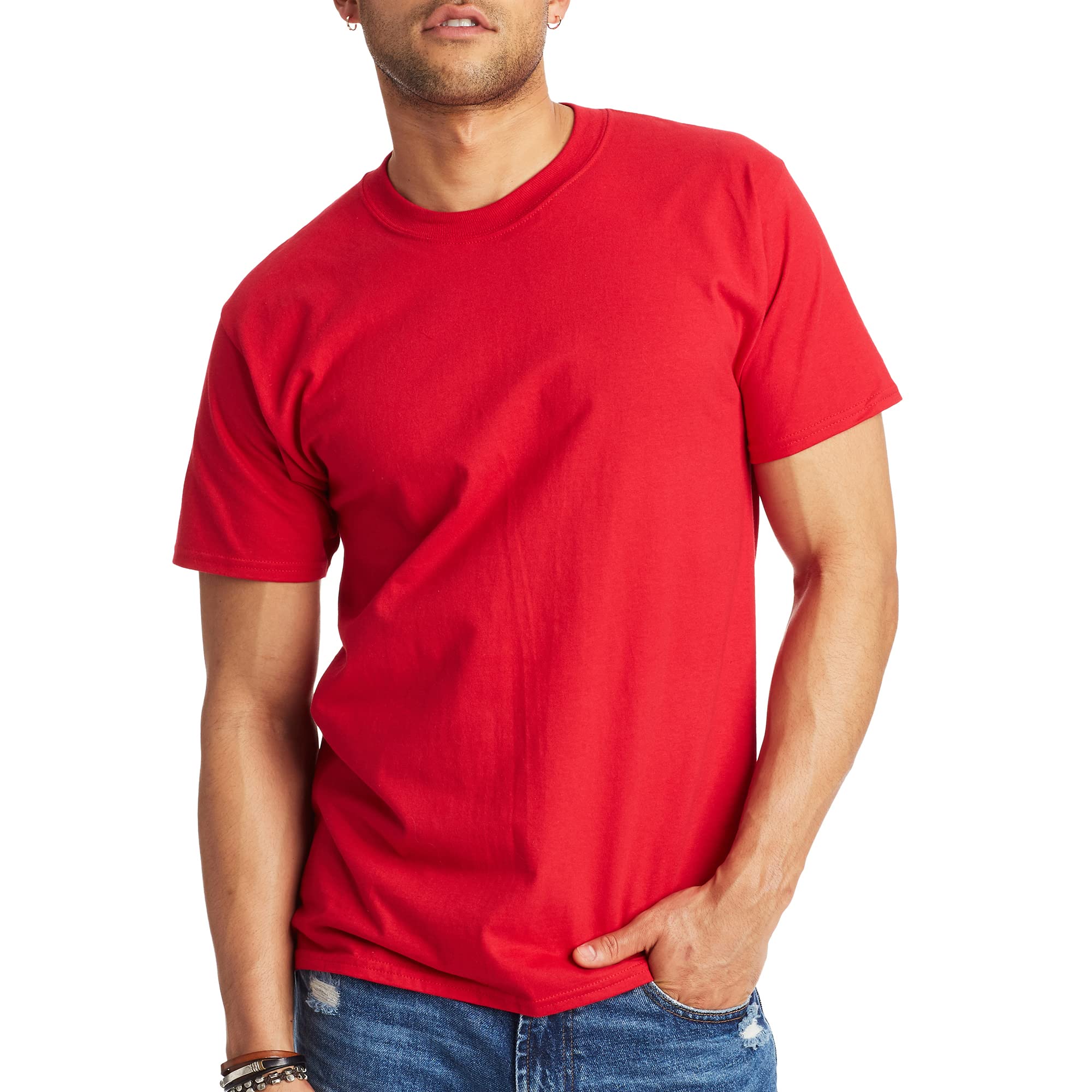 Hanes Unisex T-Shirt, Beefy Crewneck Cotton T-Shirt, Unisex Crewneck Cotton Tee, Unisex Classic Crewneck Cotton Tee