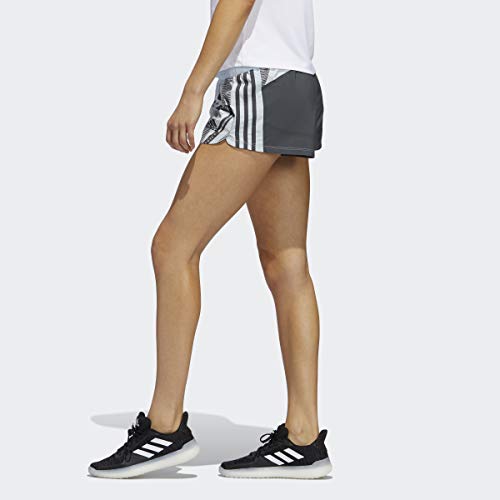 adidas Women's International Print Woven Short Sky Tint Large