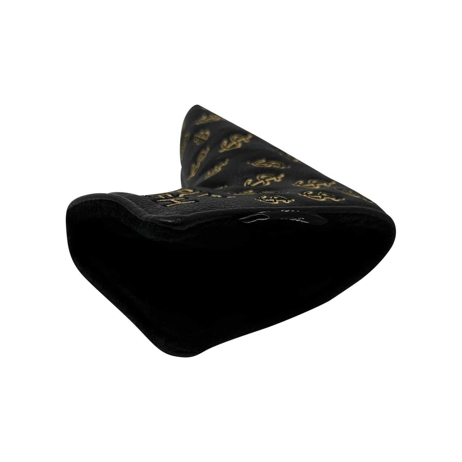 and Etcetera Breakers Golf Blade Putter Cover Headcover Putt for Dough Drive for Show Synthetic Leather Magnetic Closure for Scotty Cameron Odyssey Taylormade Ping Callaway (Black Gold)