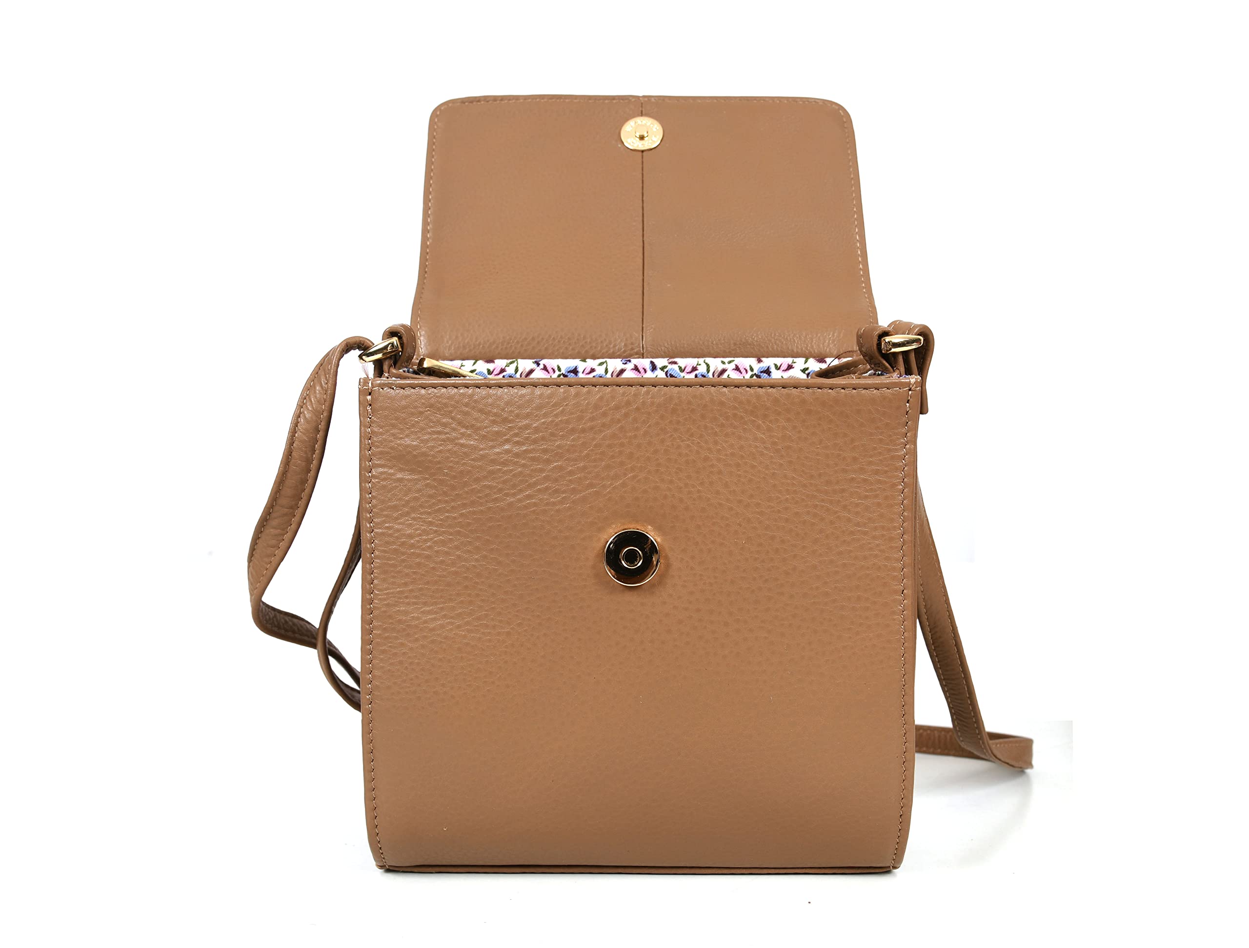 Leather Crossbody Purse for Kids Women Leather Roomy Bag by Aaron Leather Goods (Juárez)