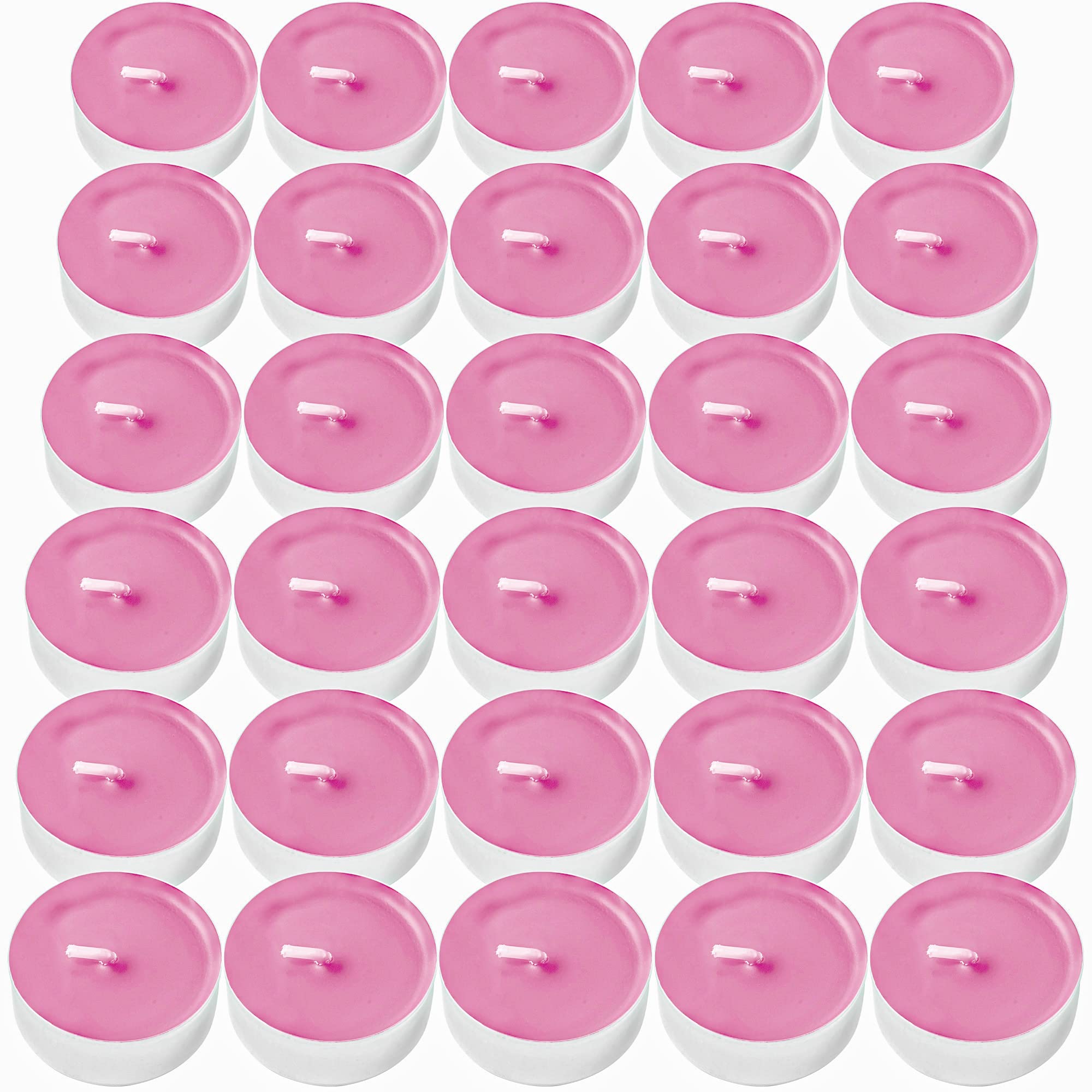 DecorRack 30 Tealight Candles, Black Cherry Scented, Pleasant Fragrance Candle, Aromatherapy, Scented Home Decor, Votive Long Lasting Candles (Pack of 30)