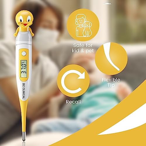 Thermometer for Adults Children Pets, Oral Armpit Rectal, Dog and cat (Frog)