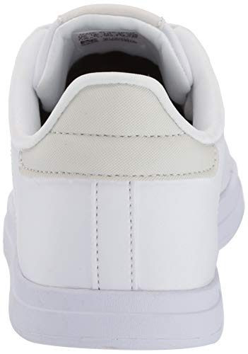 adidas Women's Courtpoint Cl X Tennis Shoe, White/White/orbit Grey, 8.5
